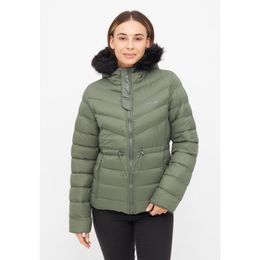 Bench. Damen Steppjacke &raquo;INKEN&laquo; mit Kapuze l&auml;ssige Passform, aus Polyester, mit Rei&szlig;verschluss gr&uuml;n 38