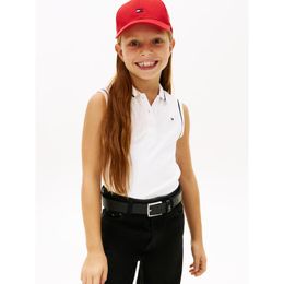 Tommy Hilfiger M&auml;dchen Poloshirt &raquo;CLASSIC POLO SLEEVELESS&laquo; Kinder bis 16 Jahre, &auml;rmellos, regular fit wei&szlig; 8 (128)