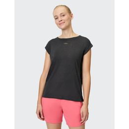 Venice Beach Damen T-Shirt &raquo;T-SHIRT TIARA&laquo; mit Rundhalsausschnitt, aus Baumwolle und Polyester grau L (42)