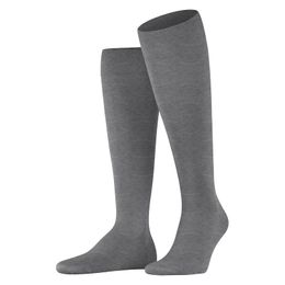 Falke Herren Falke Kniestr&uuml;mpfe &raquo;ClimaWool&laquo; aus klimaregulierender Wolle-Lyocell Mischung atmungsaktiv grau 45-46