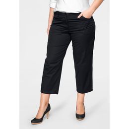 KjBRAND Damen KjBRAND 7/8-Hose &raquo;Babsie: bequemer Oberschenkel&laquo; Sommerlich, leichter Baumwoll-Stretch schwarz 52, N-Gr
