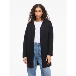 Vila Damen Longblazer &raquo;VIGARDEN L/S LONG CARDIGAN - NOOS&laquo; schwarz XS
