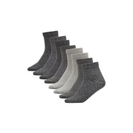 s.Oliver Damen s.Oliver Kurzsocken &raquo;essentials&laquo; 8 Stk. tlg. mit pflegeleichtem Materialmix schwarz 43-46