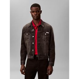 Calvin Klein Jeans Herren Jeansjacke ohne Kapuze Regular fit mit Rundhalsausschnitt M