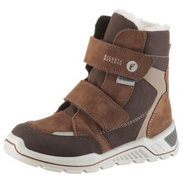 Ricosta Jungen Winterstiefel &raquo;JANEK 50 WMS: weit&laquo; Snowboots, Klettstiefel mit Sympatex, Gr&ouml;&szlig;enschablone zum Download braun 26
