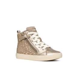 Geox M&auml;dchen Sneaker &raquo;J GISLI GIRL&laquo; Schn&uuml;rboots in Metallicoptik, Warmfutter, Gr&ouml;&szlig;enschablone zum Download 33
