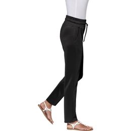 CR&Eacute;ATION L Damen Schlupfhose in Stretch-Qualit&auml;t schwarz Gr&ouml;&szlig;e 22