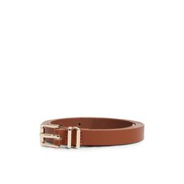 Tommy Hilfiger Damen Lederg&uuml;rtel &raquo;SQUARE&laquo; Regular fit und gr&ouml;&szlig;enverstellbar braun 80