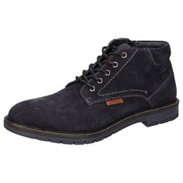 Lerros Herren Lerros Schn&uuml;rboots Business Schuh, Schn&uuml;rboots mit Blockabsatz blau 43