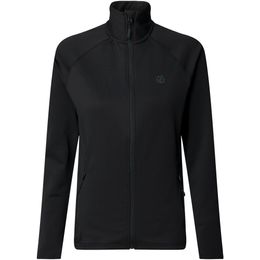 Dare 2b Lowline Full Zip Core Stretch Damen Fleecejacke schwarz 46 - Damenjacken