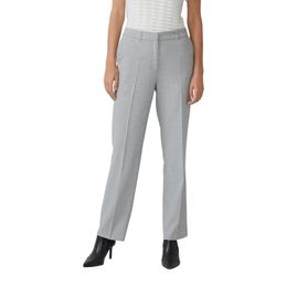s.Oliver BLACK LABEL Damen s.Oliver BLACK LABEL Anzughose mit High-Rise-Bund grau 36, N-Gr