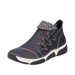 Rieker Damen Sneakerboots Schlupfboots, Stiefelette, High Top Sneaker mit Innenrei&szlig;verschluss 40
