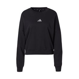 adidas Sportswear Athletic Sweatshirt 'ESSENTIALS 3-STRIPES FRENCH TERRY' female size M/L Black / White