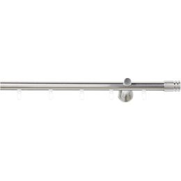 GOOD LIFE Innenlaufschiene &raquo;Mira&laquo; &Oslash; 20 mm 1 l&auml;ufig-l&auml;ufig Fixma&szlig; silber Aluminium, Metall B/L: 120cm &Oslash; 20mm, 1 l&auml;ufig