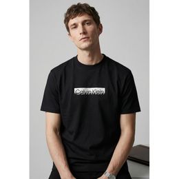 Calvin Klein Herren T-Shirt &raquo;20S EU WHOLESALE SPORTSWEAR GRAP&laquo; Regular fit mit Rundhalsausschnitt schwarz XXL