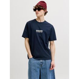 Jack & Jones Jack & Jones Herren T-Shirt &raquo;JORSAVONA BOX TEE SS CN STYD SS26&laquo; Baumwolle, regular fit blau S