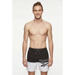 Reebok Herren Badeshorts &raquo;Rory&laquo; 1 Stk. mit Kordelzug und elastischem Bund, mit Logo, schnell trocknend schwarz-wei&szlig; S, N-Gr