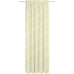 Adam Vorhang &raquo;Wave&laquo; Multifunktionsband 1 Stk. tlg. aus Leinen und Bio-Baumwolle bunt Jacquard, Baumwolle, Leinen 145cm, Multifunktionsband, 142cm