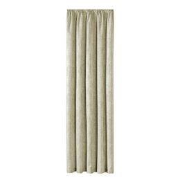 Weckbrodt-Gardinen Vorhang &raquo;Jona&laquo; Kr&auml;uselband 1 Stk. tlg. Jacquard, edler Glanz, blickdicht, Gardine, Store gr&uuml;n Polyester 145cm, Kr&auml;uselband, 145cm