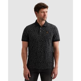 PME-Legend Pme Legend Herren PME LEGEND Poloshirt &raquo;Short sleeve polo printed fine pique&laquo; mit Logo Stickerei M