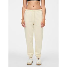 Pieces Damen Pieces Jogginghose &raquo;PCCHILLI HW SWEAT PANTS NOOS BC&laquo; wei&szlig; M (38), N-Gr