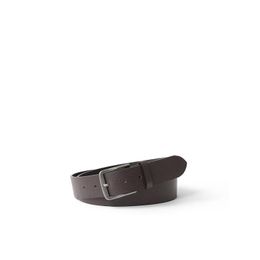 Calvin Klein Jeans Herren Lederg&uuml;rtel &raquo;CLASSIC FLAT 35MM&laquo; silber 85