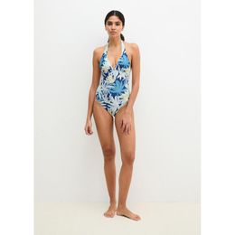 Marc O'Polo Marc O'polo Damen Marc O'Polo Bikini-Hose &raquo;Bohemian Leaf AOP&laquo; blau XL (46), N-Gr