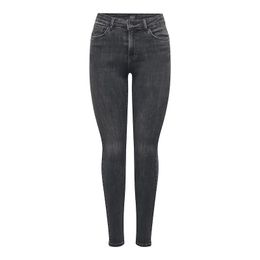 Only Damen Only Skinny-fit-Jeans &raquo;ONLPOWER MID WAIST SK PUSH UP AZ BOX&laquo; grau L (40), L&auml;nge 30