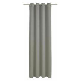 WIRTH Vorhang &raquo;Dim out&laquo; &Ouml;sen 1 Stk. tlg. grau Polyester 150cm, &Ouml;sen, 145cm