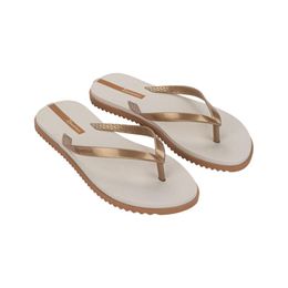 Ipanema Damen Zehentrenner &raquo;Ipanema RIO&laquo; mit profiliertem Laufsohlenprofil, mit Gummilaufsohle gold 40