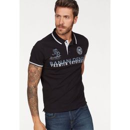 Bruno Banani Herren Poloshirt Kurzarm, k&ouml;rpernahe Passform, Polokragen, aus Baumwollmischung schwarz XL (56/58)