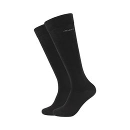 JOOP! Damen JOOP! Kniestr&uuml;mpfe &raquo;premium essentials&laquo; 2 Paar, 2 Stk. tlg. mit Logoschriftzug am Bund schwarz 43-46