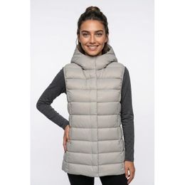 Only Damen Only Steppweste &raquo;ONLRUBY QUILTED DOWN HOOD WAISTCOAT OTW&laquo; grau M