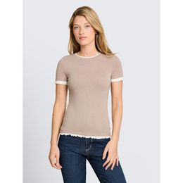 Tom Tailor Denim Damen Tom Tailor Denim T-Shirt beige L