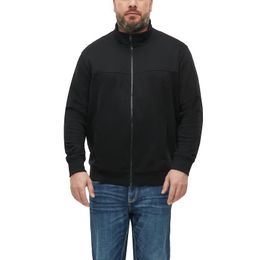 s.Oliver Men Big Sizes Herren s.Oliver Men Big Sizes Sweatjacke mit Rei&szlig;verschluss und Stehkragen schwarz XXL