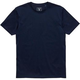 MARVELIS Herren MARVELIS T-Shirt aus Baumwolle, Rundhals, casual fit blau M