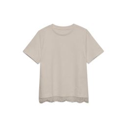V&eacute;ro Moda Vero Moda Damen Kurzarmshirt &raquo;VMSARA METTE LACE SS T-SHIRT JRS NOOS&laquo; Baumwolle, regular fit XS
