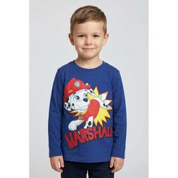 PAW PATROL Jungen PAW PATROL Langarmshirt blau 92/98
