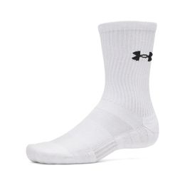Under Armour Herren Sportsocken &raquo;UA PERFORMANCE COTTON 3P CRW&laquo; 3 Paar tlg. f&uuml;r vielseitige Aktivit&auml;ten, weiches Material aus 100% Baumwolle M