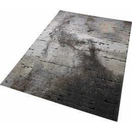 Wecon Home Teppich &raquo;Timber&laquo; rechteckig 13 mm H&ouml;he Wohnzimmer braun Kunstfaser B : 120cm 1 Stk., 13mm, L: 170cm