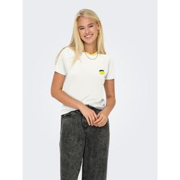 Only Damen Only Kurzarmshirt &raquo;ONLHEART LIFE S/S TEE JRS NOOS&laquo; XS