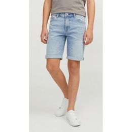 Jack & Jones Jack & Jones Junior Kinder Shorts &raquo;JJIRICK bequem mit mittlerer Taille f&uuml;r Jungen&laquo; unifarben, modisch, regular fit, Web blau 140, N-Gr