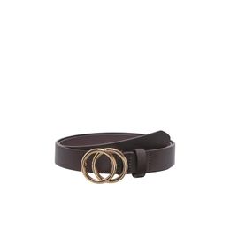 Only Damen Only Tailleng&uuml;rtel &raquo;ONLRASMI FAUX LEATHER JEANS BELT&laquo; Lederimitat braun 85
