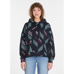 Ragwear Damen Kapuzensweatshirt &raquo;PIRITA PRINT&laquo;, mit Rundhalsausschnitt und Kordelverschluss, normale Schnittform bunt XS