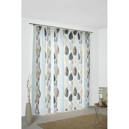 WIRTH Vorhang &raquo;Marek&laquo; Multifunktionsband 1 Stk. tlg. grau Jacquard, Polyester 145cm, Multifunktionsband, 142cm