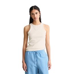 Marc O'Polo Marc O'polo Denim Damen Marc O'Polo DENIM Tanktop Ripp-Top slim aus reinem Organic Cotton beige XS