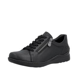 Rieker Damen Sneaker Schn&uuml;rschuh, Halbschuh, Klassik-Sneaker mit Rei&szlig;verschluss 38