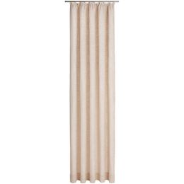 WIRTH Vorhang &raquo;Holmsund 288g/qm&laquo; &Ouml;sen 1 Stk. tlg. beige Chenille, Polyacryl 160cm, &Ouml;sen, 172cm