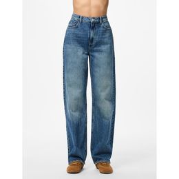 Pieces Damen Pieces High-waist-Jeans &raquo;PCKATE HW STRAIGHT JEANS MB NOOS BC&laquo; blau 26, L&auml;nge 32