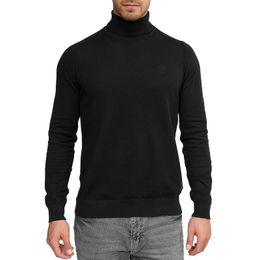 INDICODE Herren Rollkragenpullover &raquo;Van Paul&laquo; schwarz XL